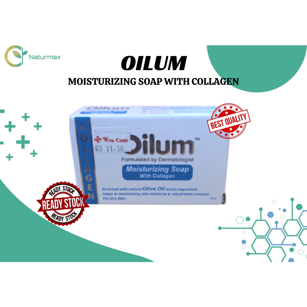 [READY STOCK] Oilum - Moisturizing Soap with Collagen 85g | Shopee Malaysia