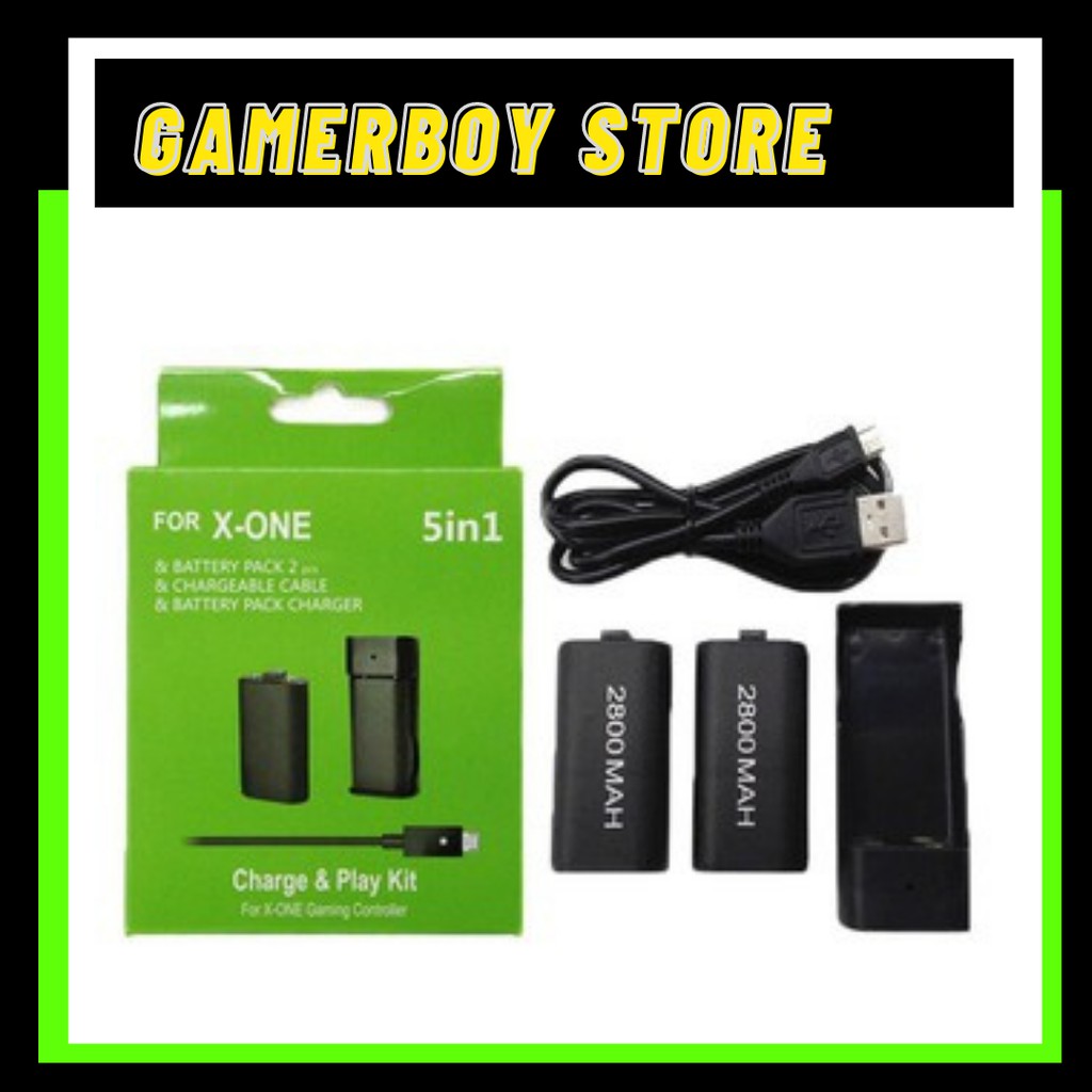 MICROSOFT XBOX ONE PLAY AND CHARGE KIT 5 IN 1 EDITION FOR CONTROLLER ...