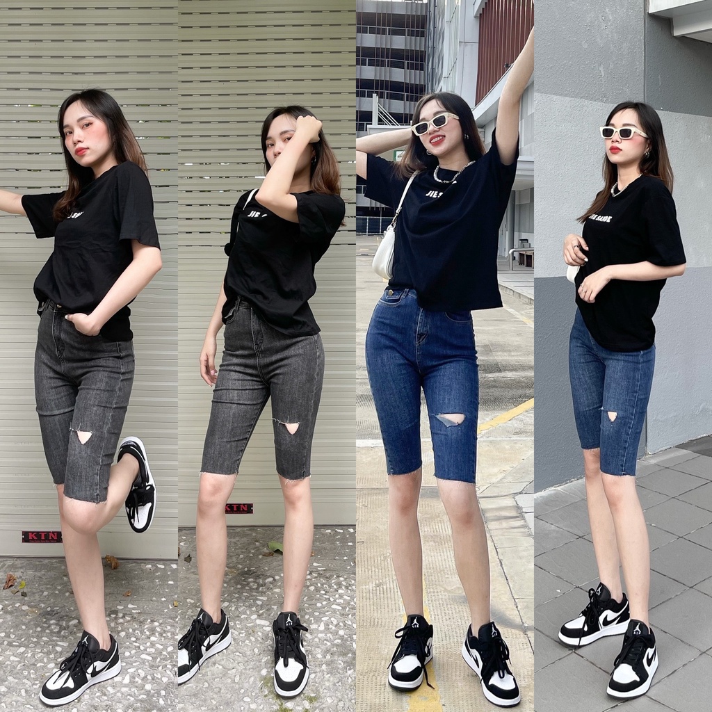 (Real Photo With video) Skinny Slim Female Jeans Silly Form Bag Style ...