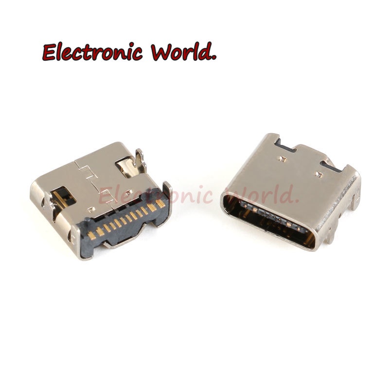 10 Micro USB-3.1 SMD 16P type-c Female Sockets DIP4 Hd Transmission ...