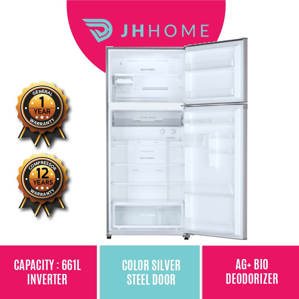 Sharp 750L J-Tech Inverter 4 Door Refrigerator ActiFresh Hybrid Cooling ...