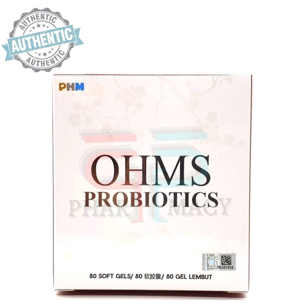 OHMS PROBIOTIC CAPSULES 80'S | Shopee Malaysia