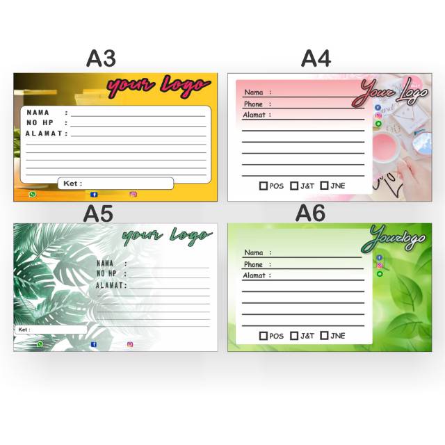 Shipping LABEL STICKER | Shopee Malaysia