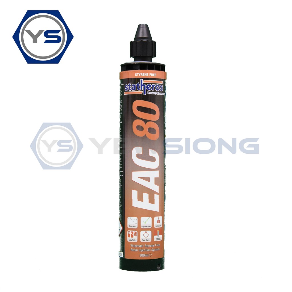 STATHEROS EAC 80 VINYLESTER STYRENE FREE INJECTION SYSTEM 300ML ...
