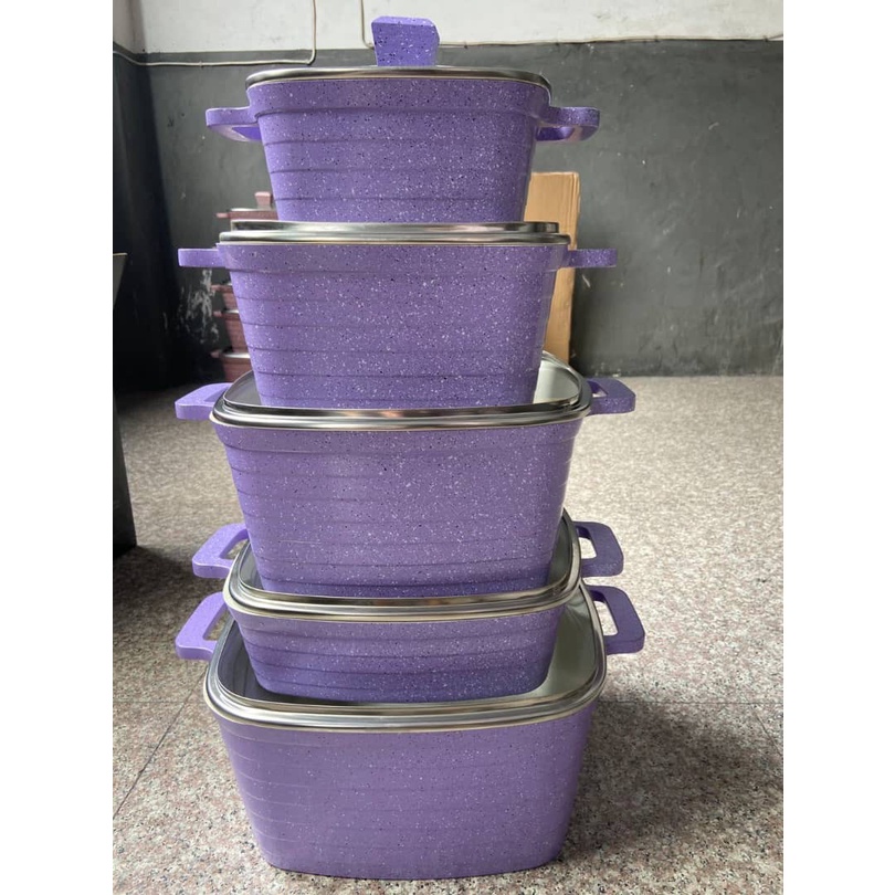 Vaken Uakeen Periuk Rendang Periuk Batu Granite Induction, Granite ...