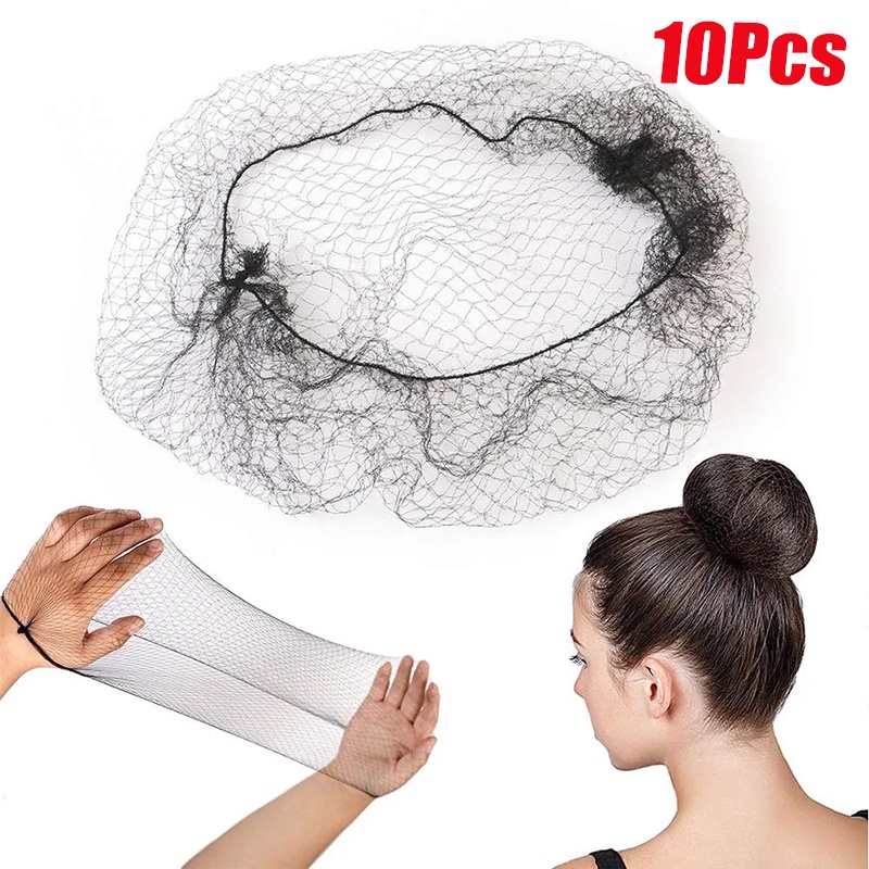 10 Pcs/Set Invisible Elastic Mesh Wig Nets / Girls DIY Hair Styling ...