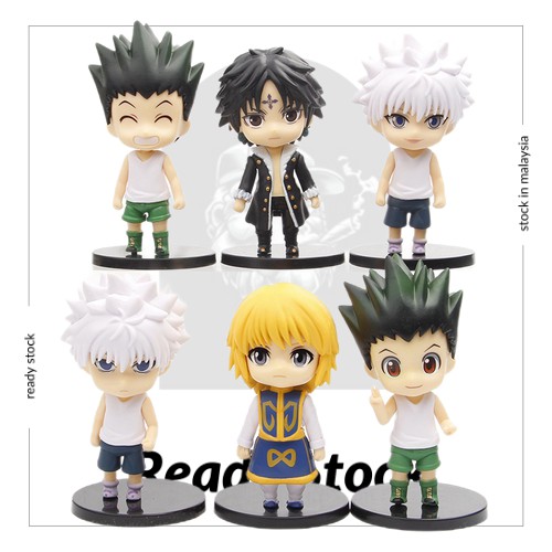 Hunter x Hunter Anime Figure – Killua Gon Kurapika Chrollo Chibi SD pvc ...