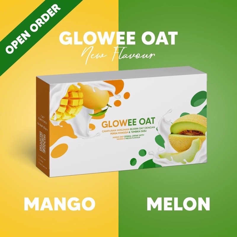 🔥SHALICIOUS GLOWEE OAT MANGO + MELON ORIGINAL HQ 🔥 | Shopee Malaysia