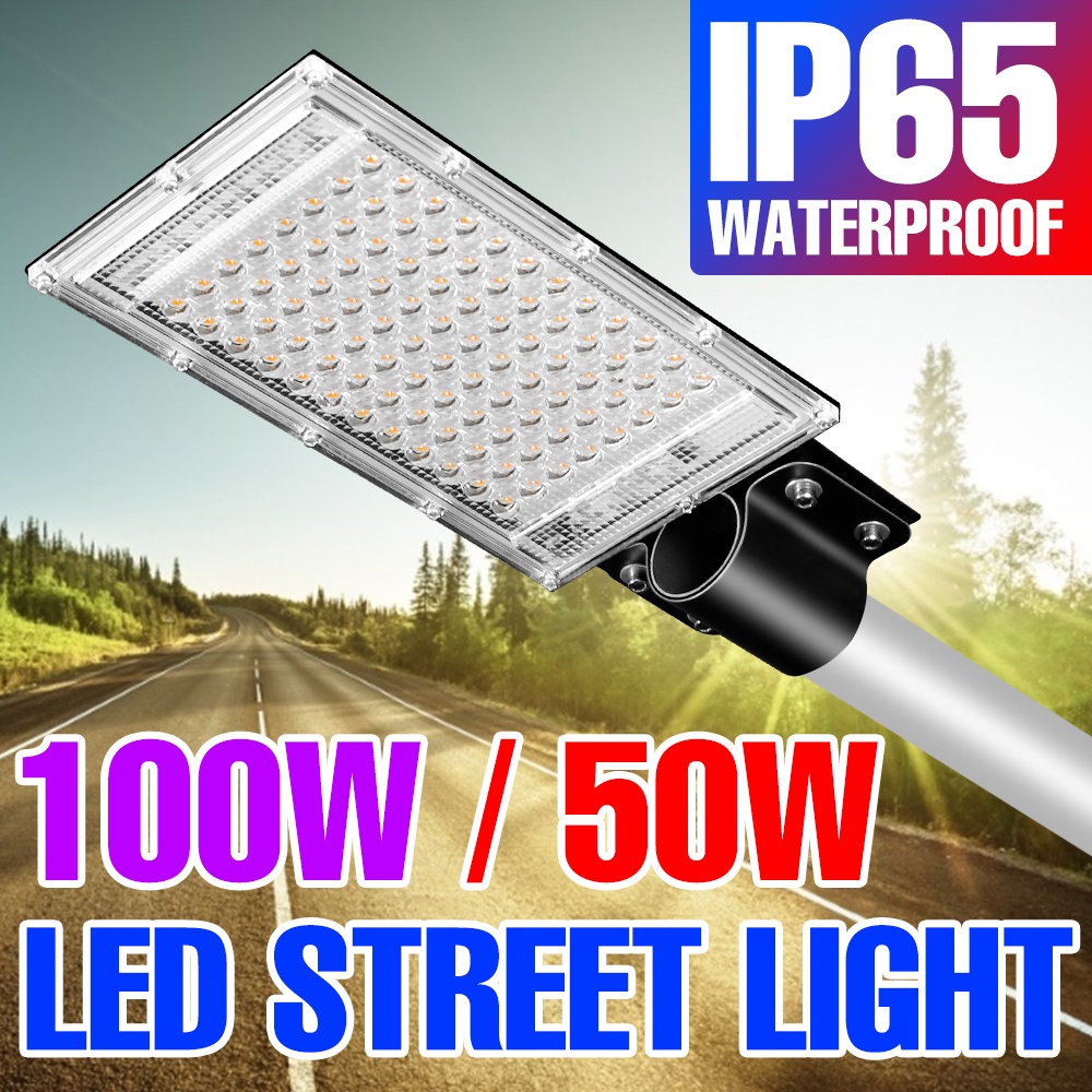 IP65 Waterproof LED 220V Street Light 100W Outdoor Lamp AC180-240V ...