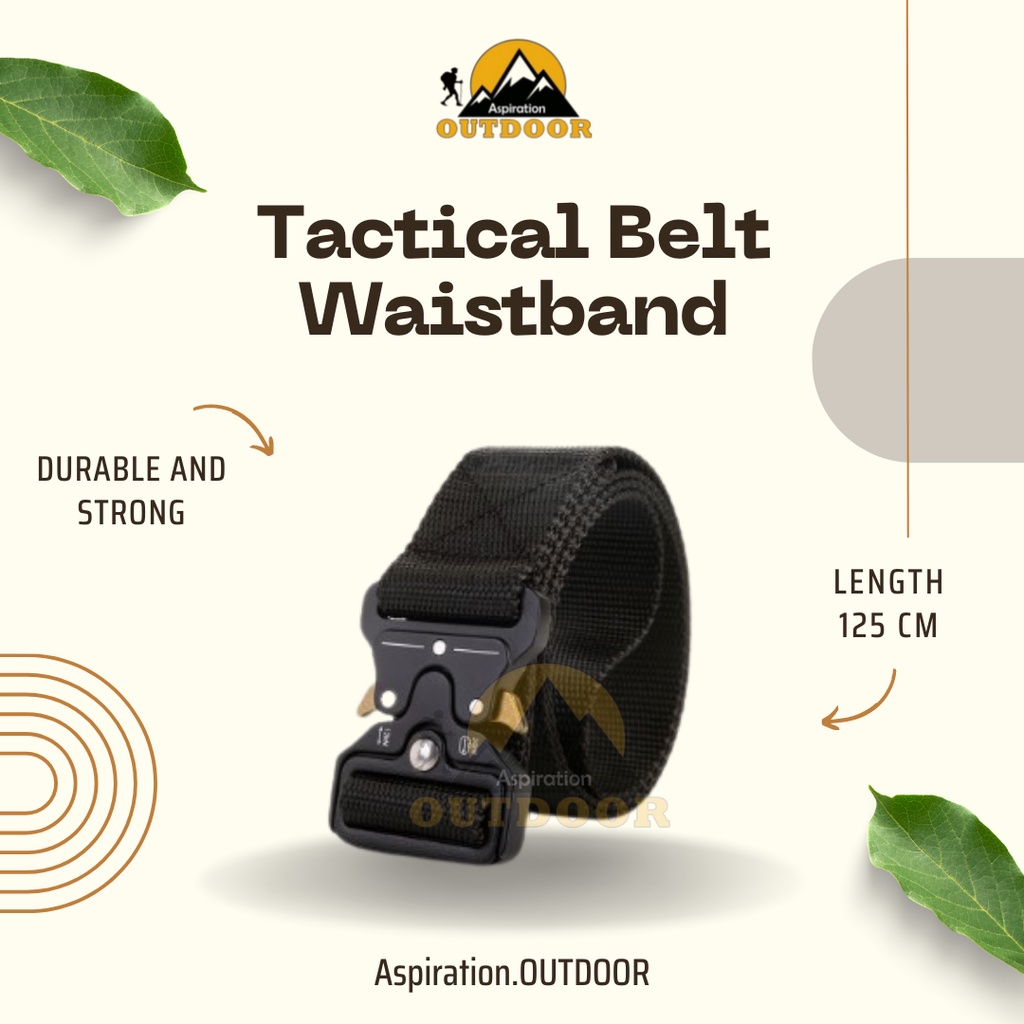 Ready Stock Tactical Belt Waistband Tali Pinggang Military Outdoor Belt ...