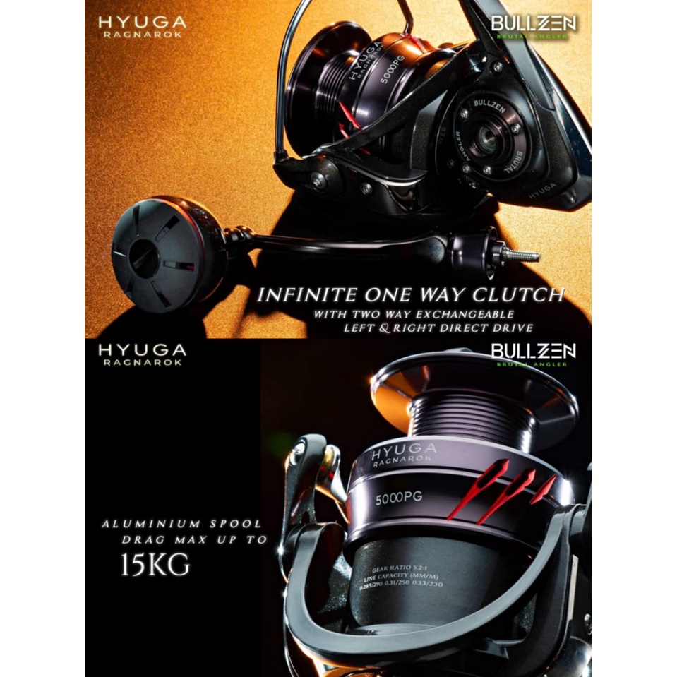 BULLZEN HYUGA RAGNAROK SW (FREE TALI BENANG & HOOKS) HIGH SPEED FISHING ...