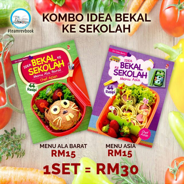 Buku Idea Bekal Ke Sekolah Menu Ala Barat Vs Asia | Shopee Malaysia