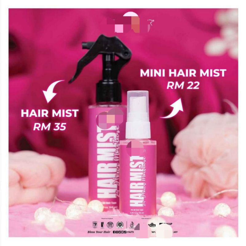 FAITH FLEUR 🔥HAIR MIST 100% ORIGINAL HQ🔥Pewangi Rambut Lulus KKM ...