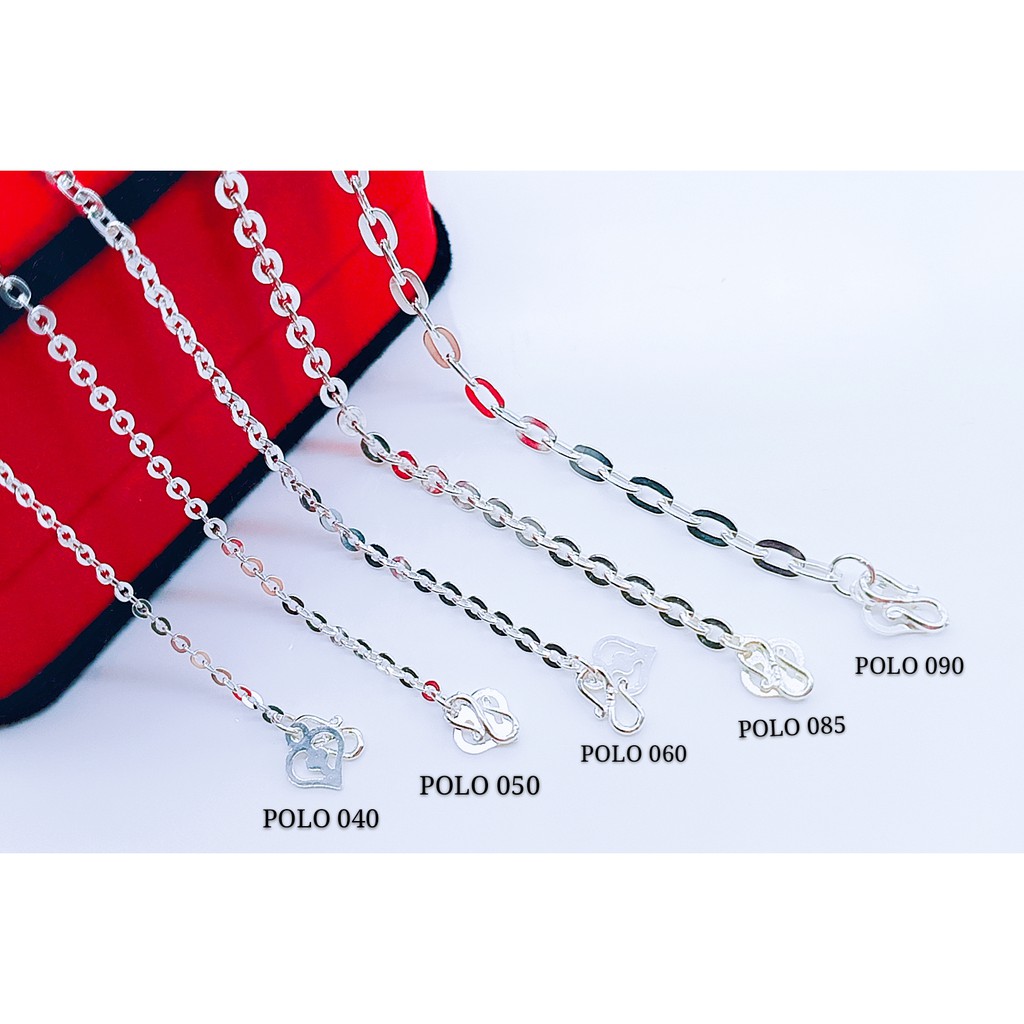 S925 Genuine Silver Kid's Bracelet"Simple Flat Cable Chain Plain"純銀童手鏈 ...