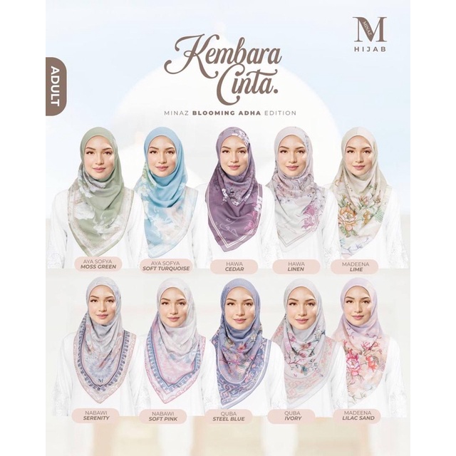 Minaz Hijab Kembara Cinta #minazhijab #minaz | Shopee Malaysia