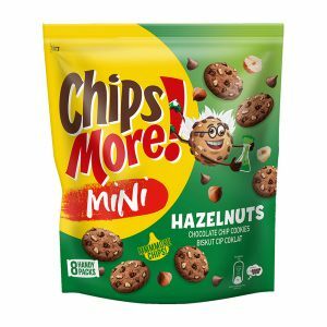 ChipsMore Mini Hazelnuts Chocolate Chip Cookies Multipack 8X28G ...
