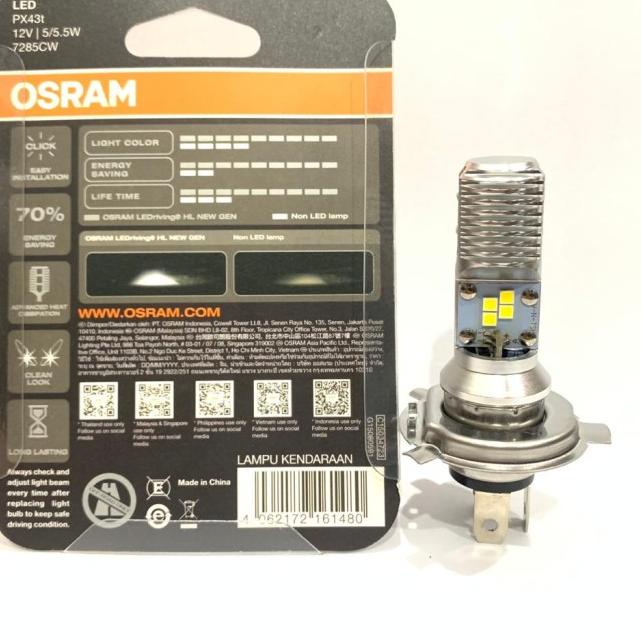 Osram Led Headlight Bulb H4 Vespa Lx Primavera Gts Sprint Lxv S Today → ...
