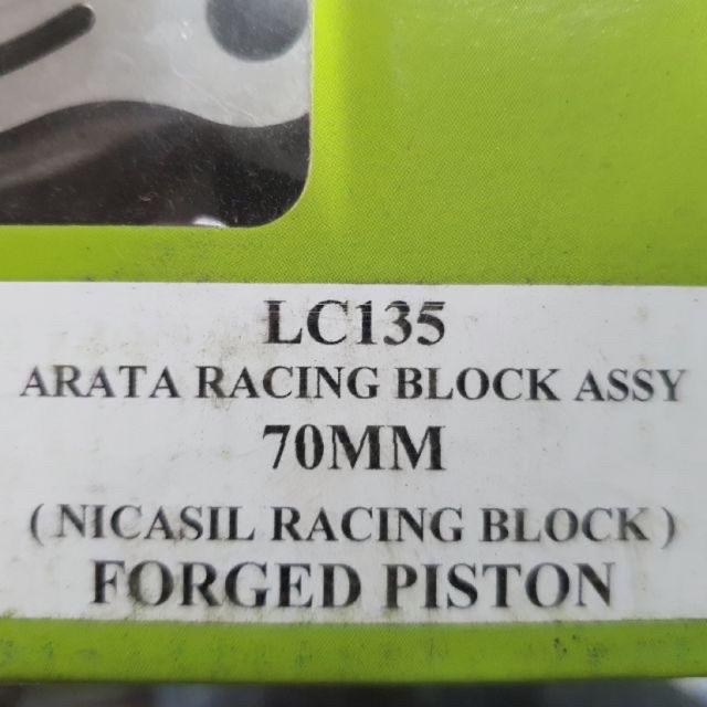 LC135/Y15ZR Racing Block 67mm/70mm/72mm (ARATA) With Forged Piston ...