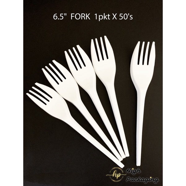 6.5” Fork (White) 50’s | Shopee Malaysia