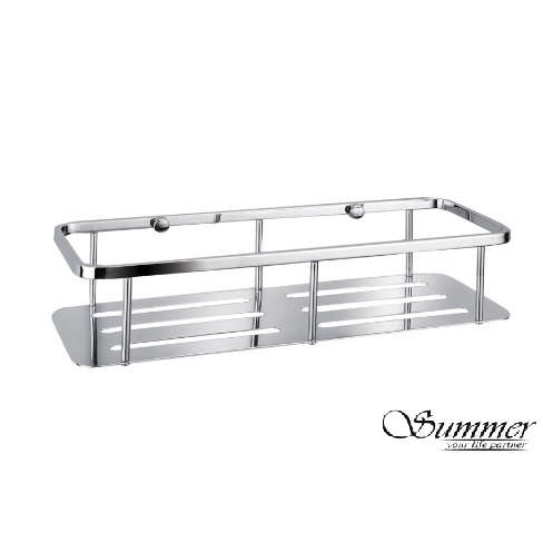SUS304 Satin Finishing Shampoo Rack Heavy Duty Anti Rust Wall-Mounted ...