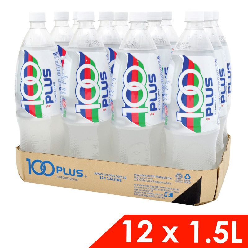 [TKM] 1.5Litre x 12 Bottles 100Plus Regular Isotonic Drink | Shopee Malaysia