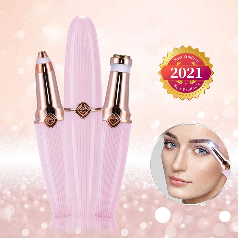USB Charging Shaver 2 In 1 Eyebrow Trimmer Lady Women Eye Brow Razor ...