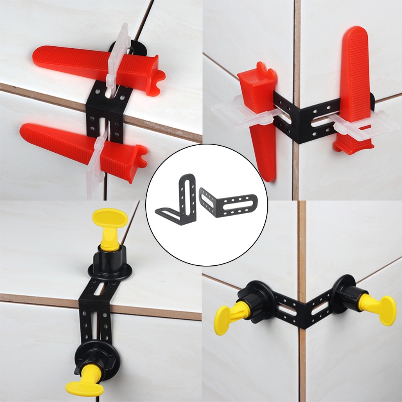 ESP 25x Tile Leveling System Clips Reusable Wedges Floor Wall Tiles ...