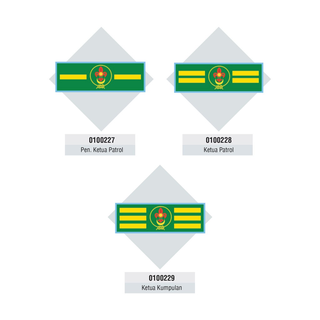 Outpost Tanda Pangkat Pengakap/Scout Muda | Shopee Malaysia