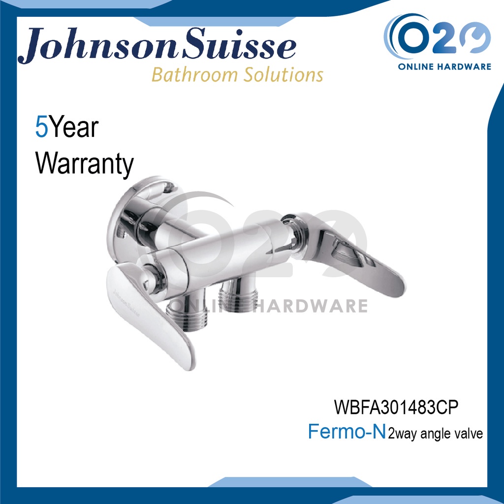 Johnson Suisse Dual Angle Valve 2 Way Valve Pipe Double Angle Valve 1/2 ...