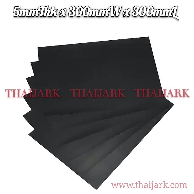 Neoprene Sheet, Size: 5mm x 300mmW x 300mmL, Smooth Surface Rubber ...