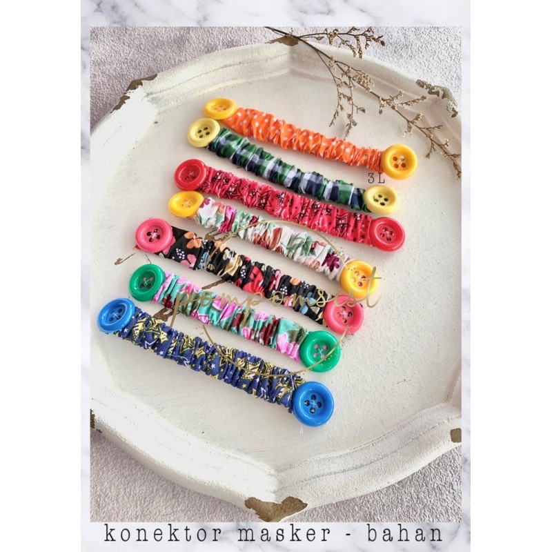 Connector Mask Hijab Hook Mask Hijab Fabric Cotton Hijab Connector ...