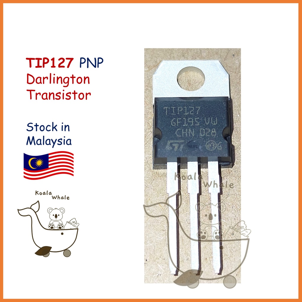Tip127 Circuit 10PCS TIP127 5A 100V PNP TO 220 Darlington Transistor