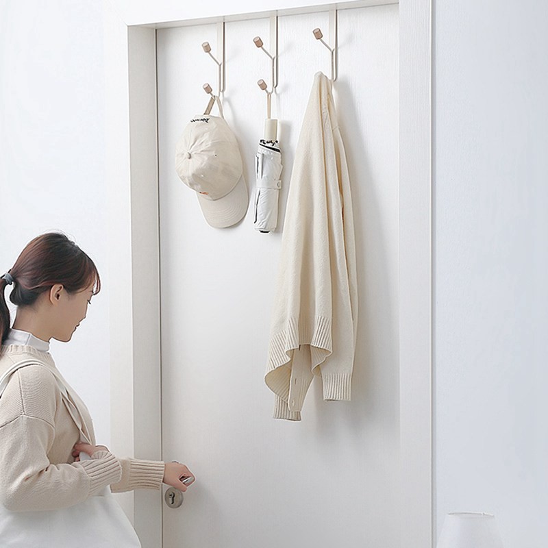 Non-perforated carbon steel door back hook hanger household coat bag ...