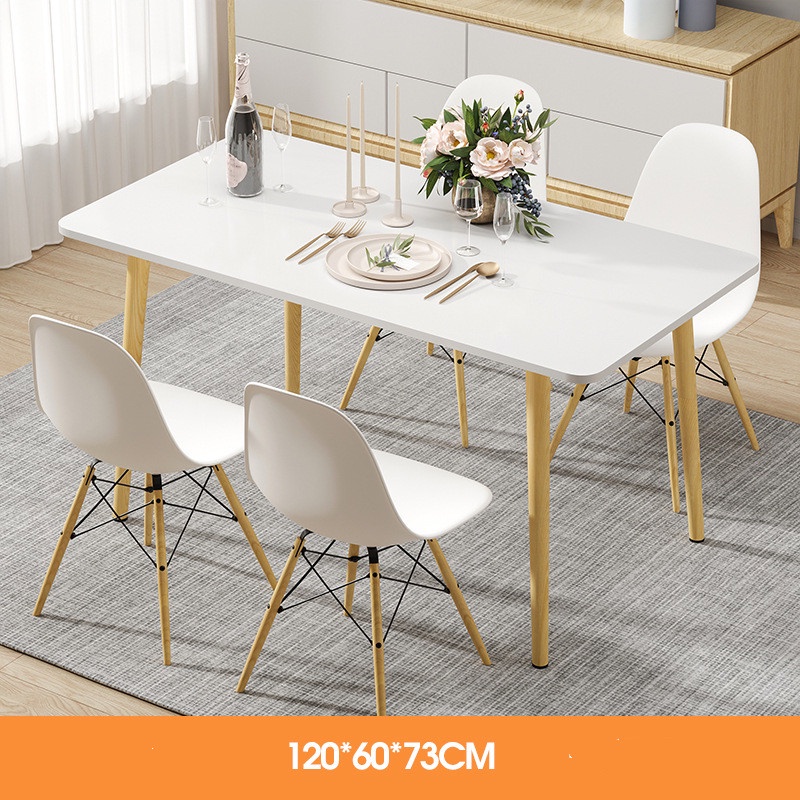 🔥READY STOCK⚡ Eames Dining Table 120X60CM / Meja Makan / Study Table ...