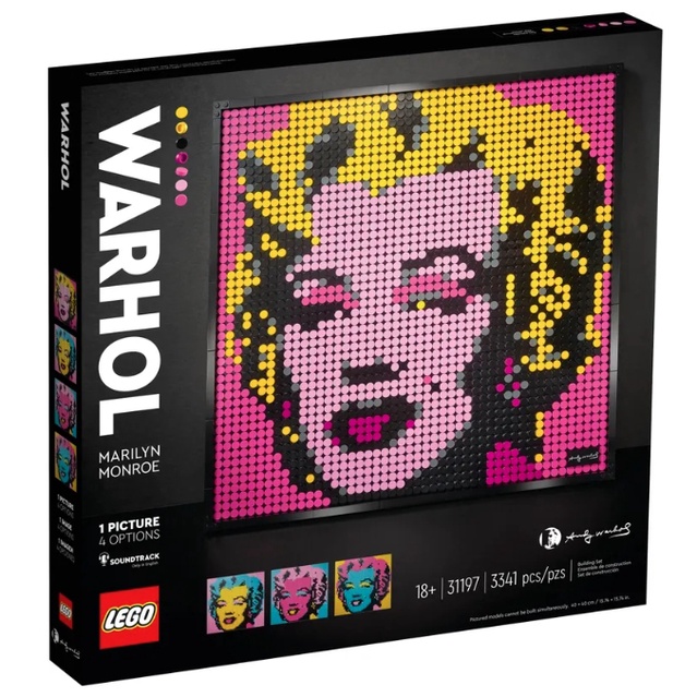 LEGO Art Andy Warhol’s Marilyn Monroe 31197 | Shopee Malaysia