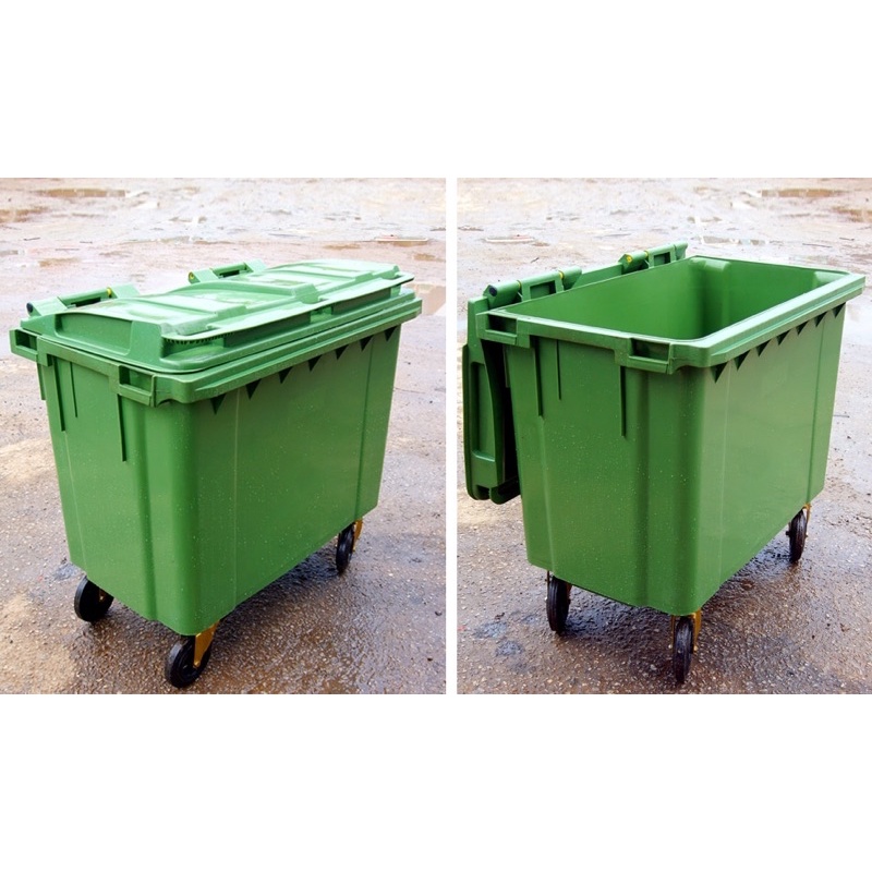 660L MOBILE GARBAGE BIN / TONG SAMPAH BESAR (4 wheels) | Shopee Malaysia