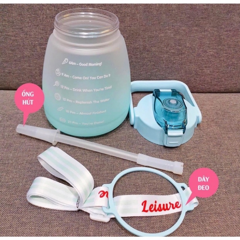 1300ml water bottle, beautiful water bottle with cheap graduated straw ...
