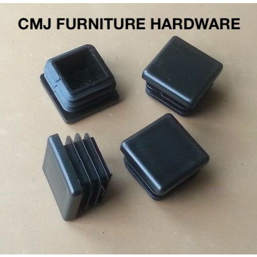 Hollow Plastic Blanking Square End Cap for Tube Inserts 1" (25MM X 25MM ...
