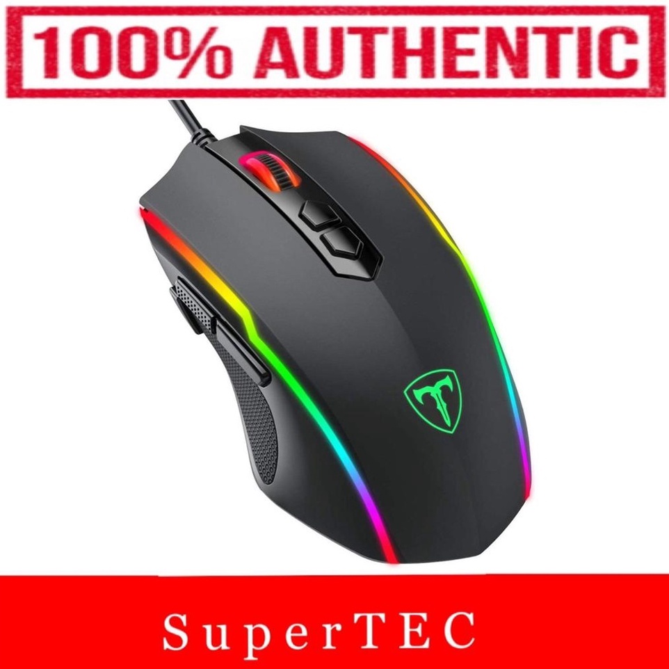 PICTEK T16 Wired Gaming Mouse 8 Programmable Buttons Chroma RGB Backlit ...