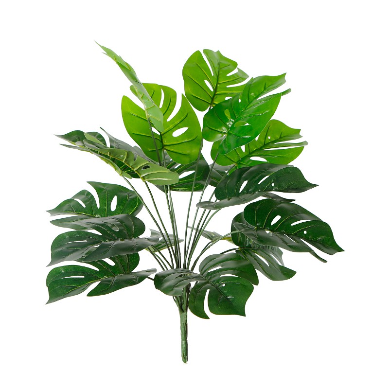 Artificial Leaf Artificial Monstera Leaves Bundle Artificial Plant Home ...