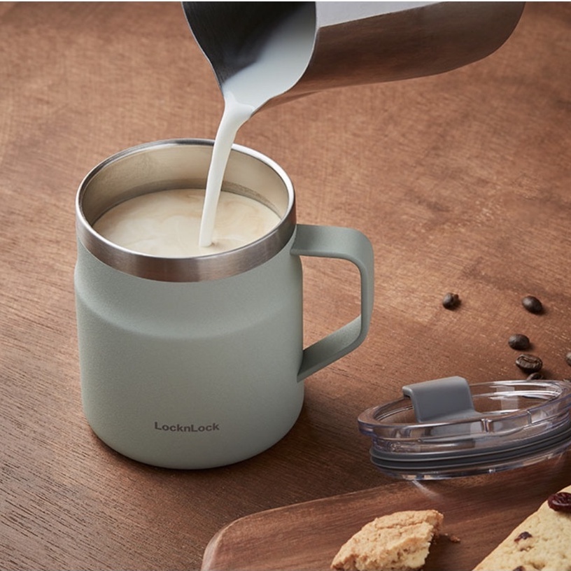 LocknLock Metro Mug Tumbler Cup 2-size (355ml 475ml), 3-color (White ...