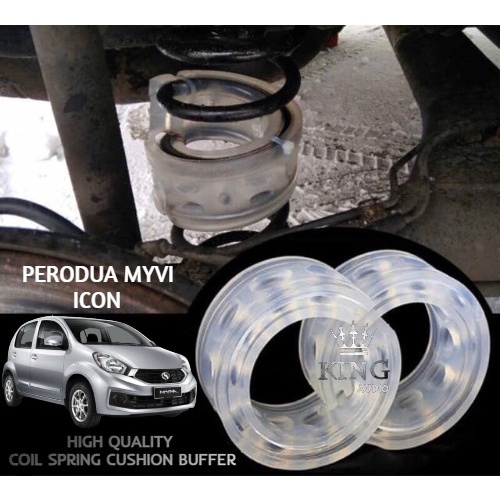 Perodua Myvi Icon High Quality Transparent Silicon Coil Spring Cushion ...