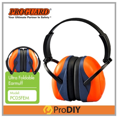 PROGUARD PC05FEM / PC06SE ULTRA Fordable EAR MUFF Ear Protection Ear ...