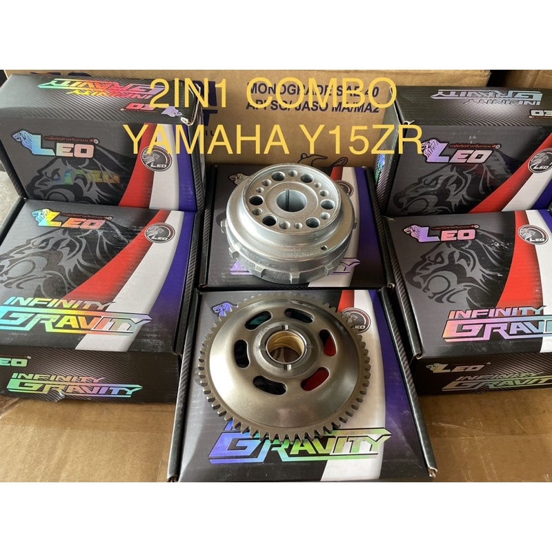 MAGNET RACING + STARTER FLYWHEEL GEAR COPPER BUSH ONE WAY GEAR LEO ...