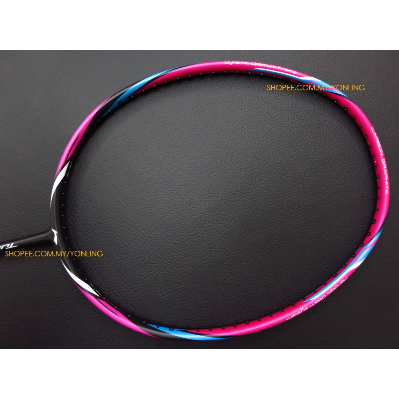 LI-NING Turbo X80 II Black Pink Original Badminton Racket | Shopee Malaysia