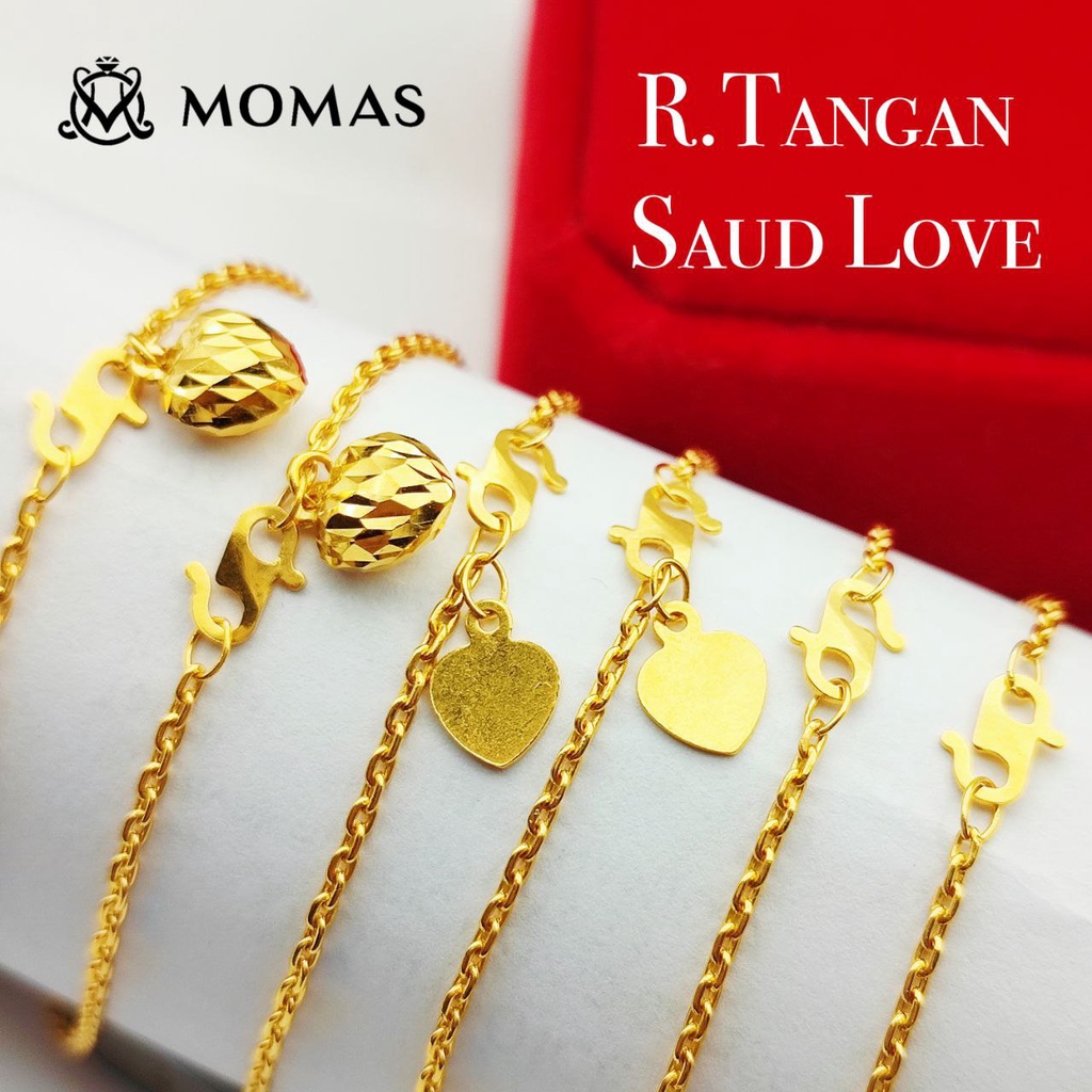 Gelang Saud Emas 916 Tulen Rantai Tangan Saud Emas 916 Tulen Rantai ...