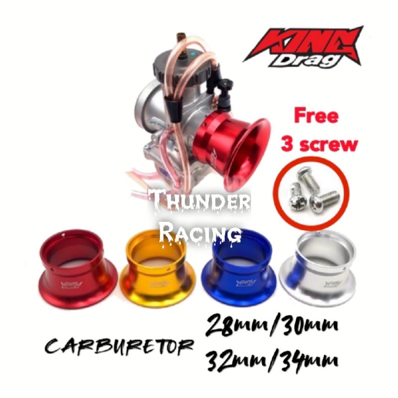 CARBURETOR AIR FUNNEL TRUMPET CARBURETOR 28 30 32 34mm | Shopee Malaysia