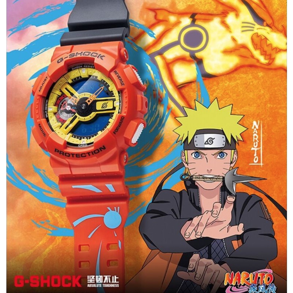 Naruto G shock Anime G shock Naruto G shock GA110 Jam Naruto G shock ...