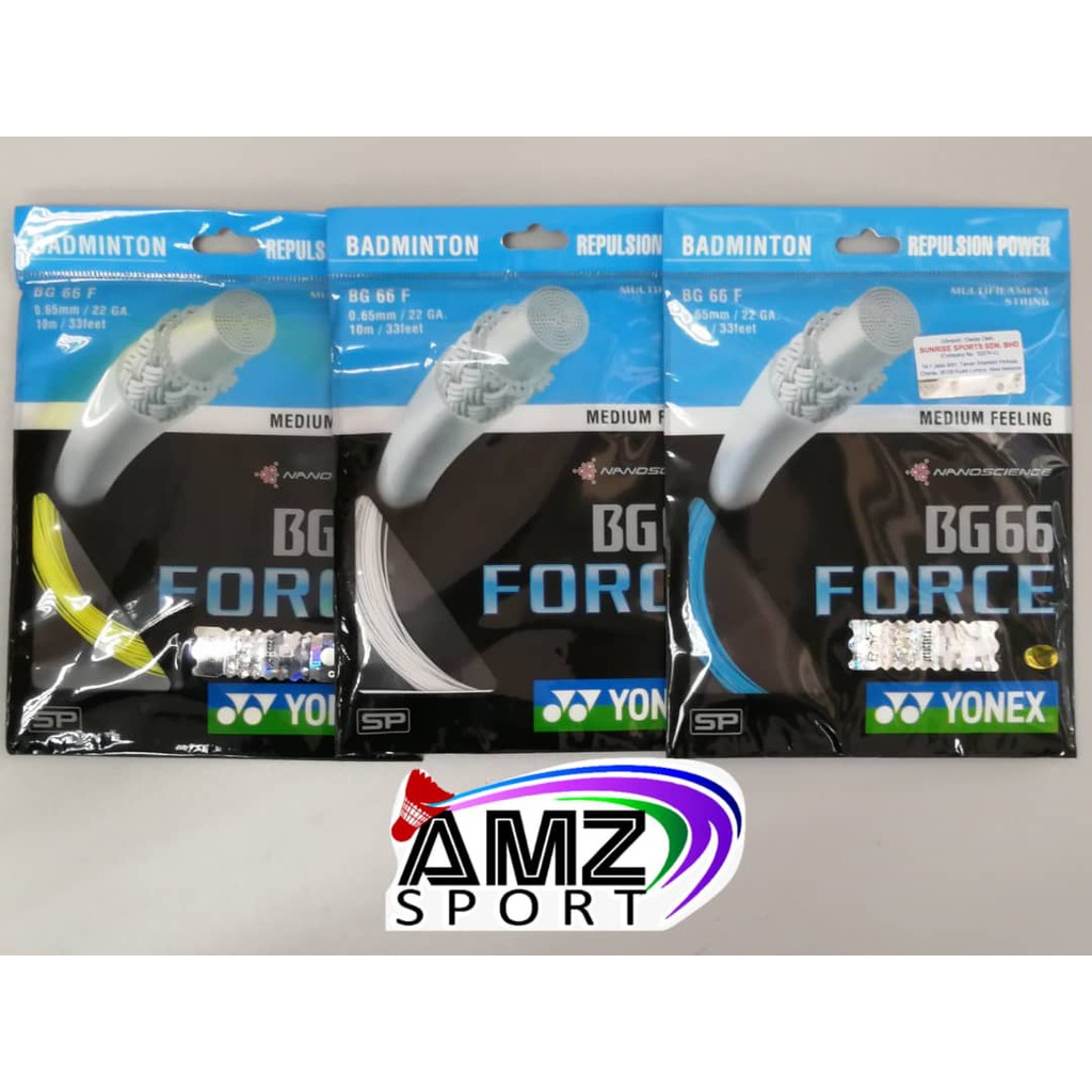 YONEX BG66 FORCE Badminton String 100% Original | Shopee Malaysia