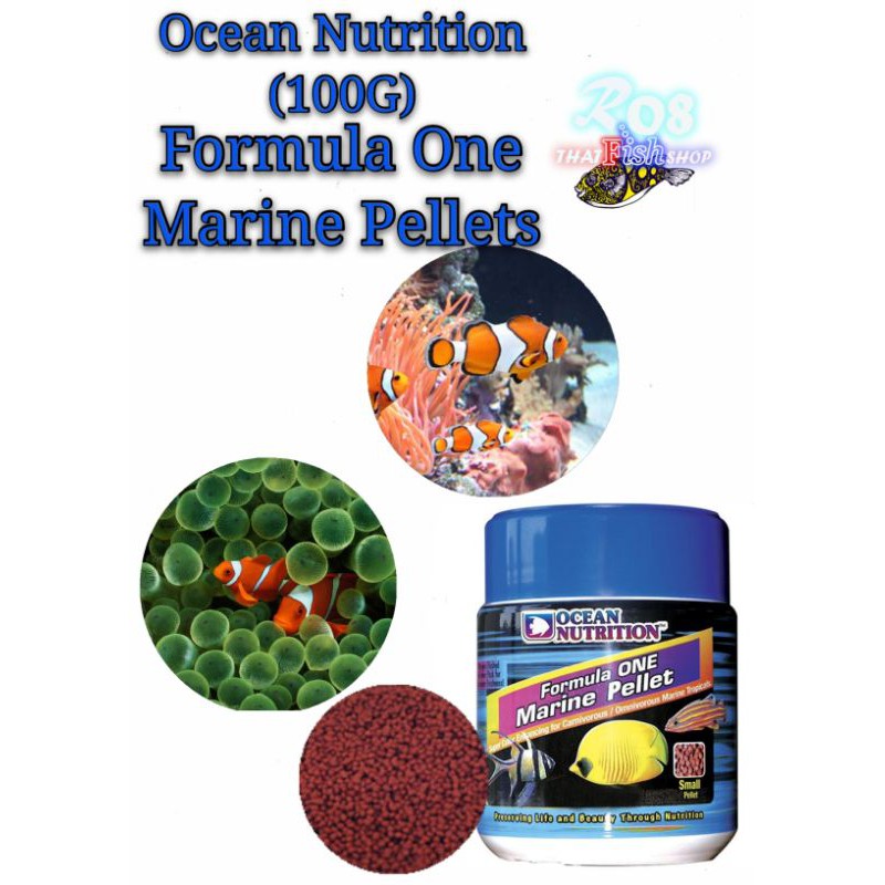 Ocean Nutrition Formula One Marine Pellets (100g) For Marine Fish ...